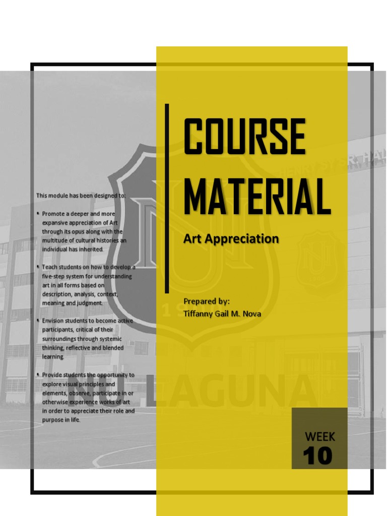 Week 10 Art Appreciation | PDF | Cinematography | Camera