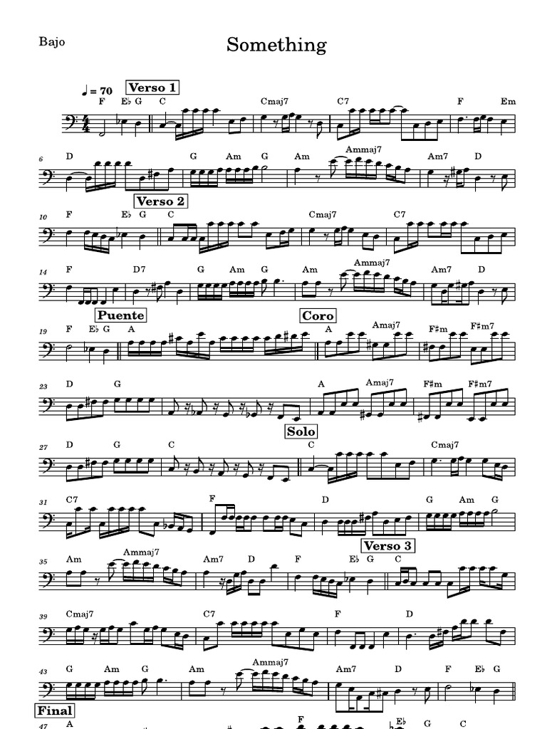 Something Bass | PDF