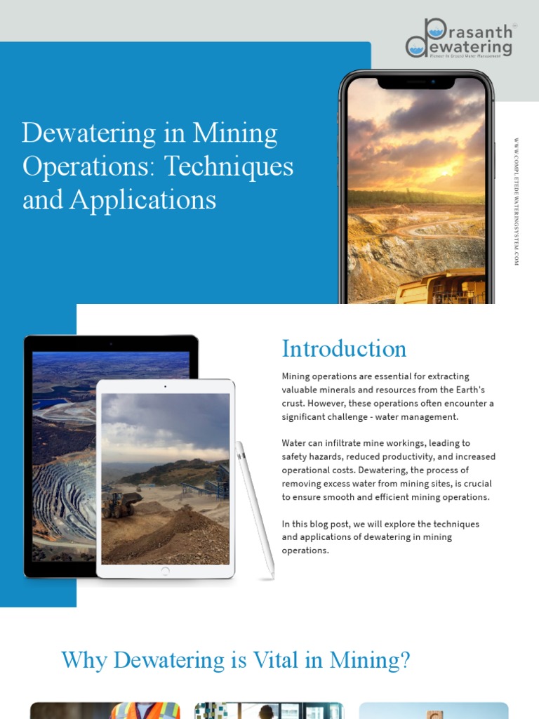 Deep Well Dewatering System - PDS - 25+years Expertise | PDF | Mining ...