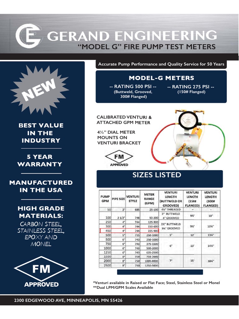 Catalog-Flow Meter Gerand | PDF | Valve | Pump
