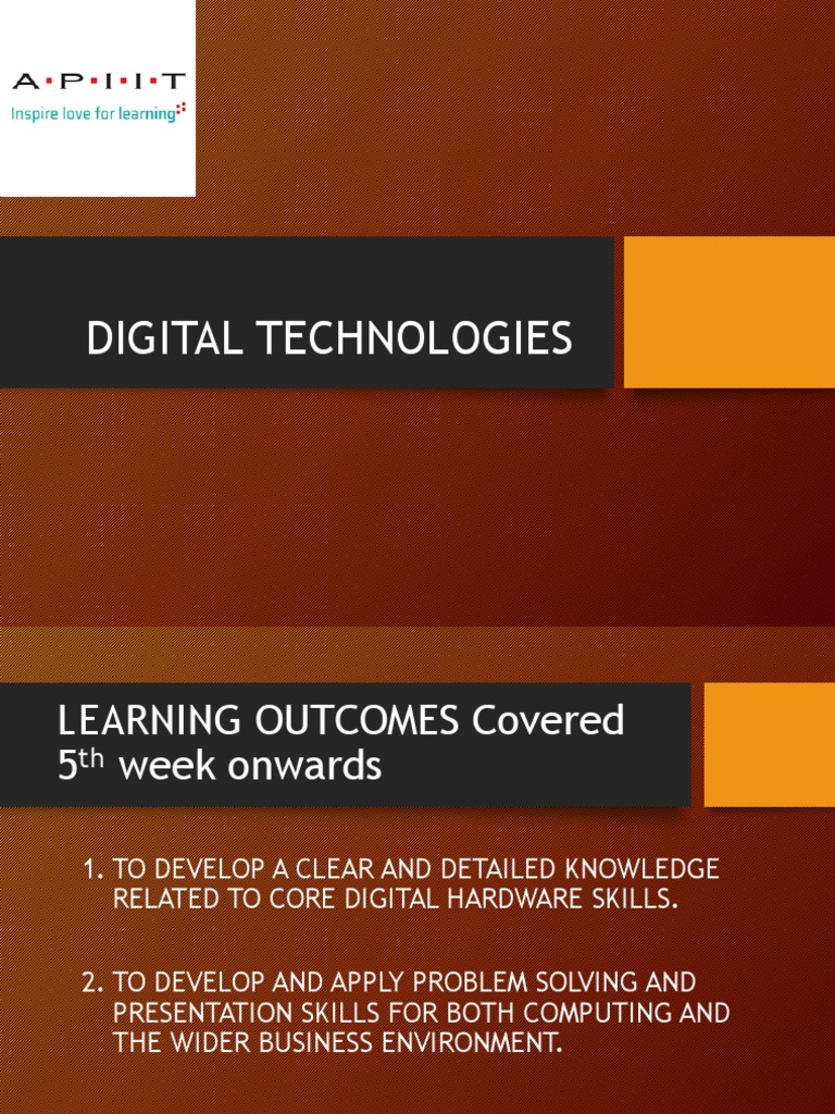 Week 5 - Introduction | PDF | Central Processing Unit | Computer Hardware