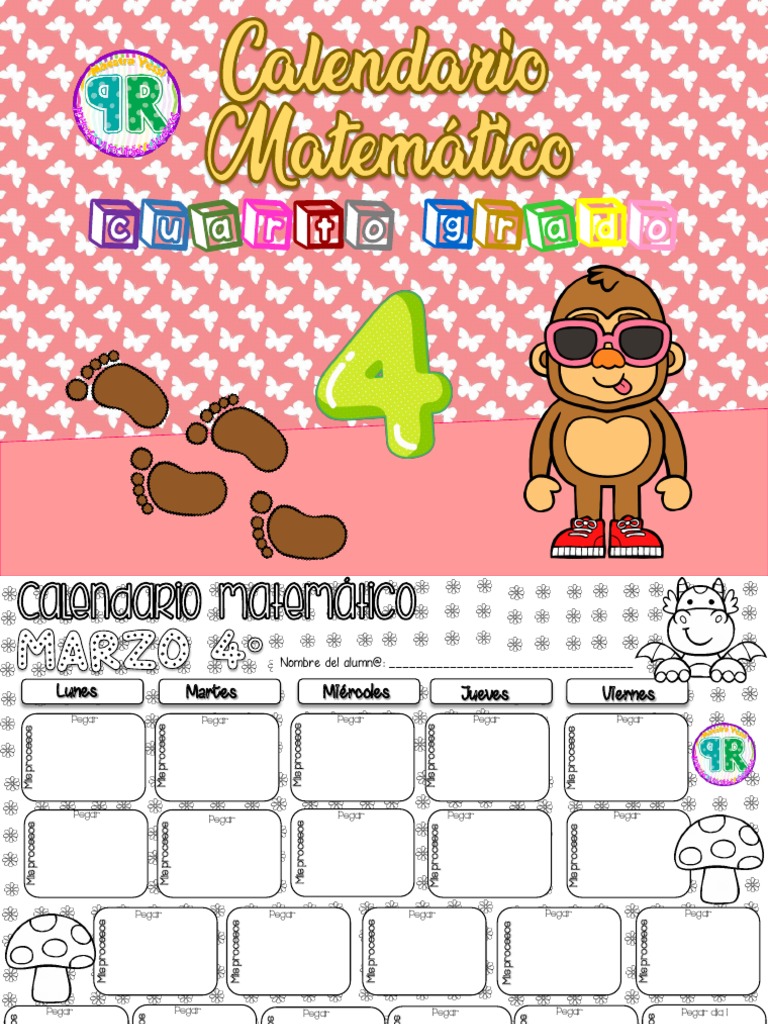 Calendario Mate Marzo | PDF