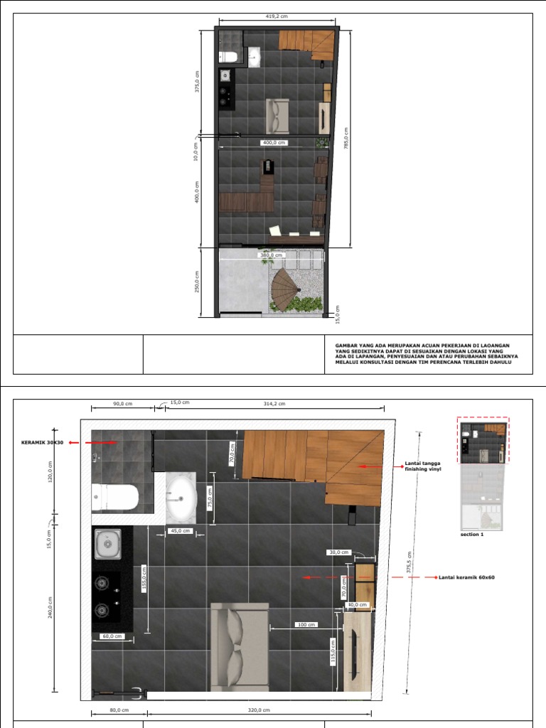 Edli Ruko Ded Interior LT 1 | PDF