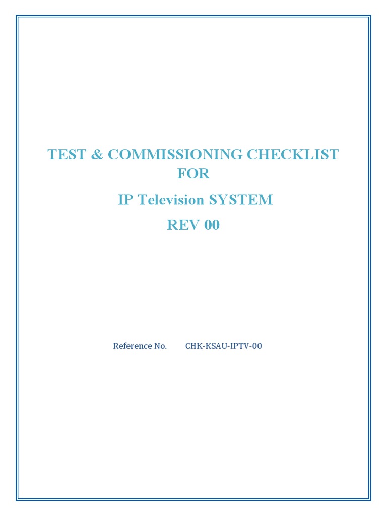 CHK Ksau Iptv 00 | PDF | Set Top Box | Information And Communications Technology