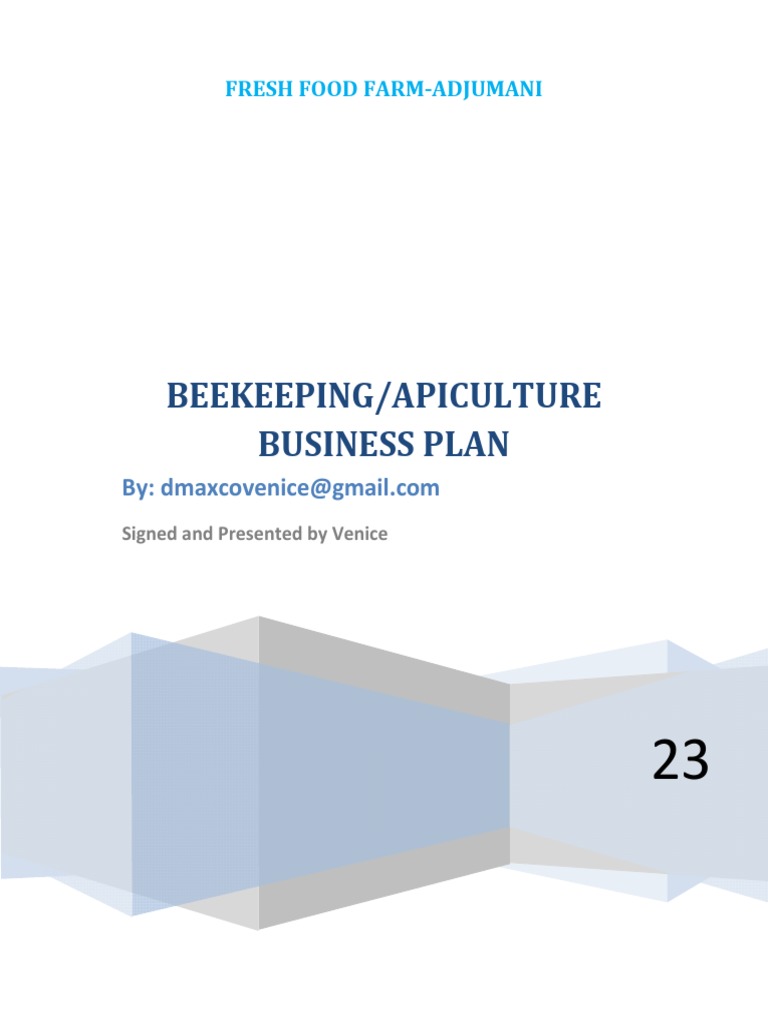 BEEKEEPING - Business - Plan - FRESH FOOD FARM | PDF | Beekeeping | Beehive