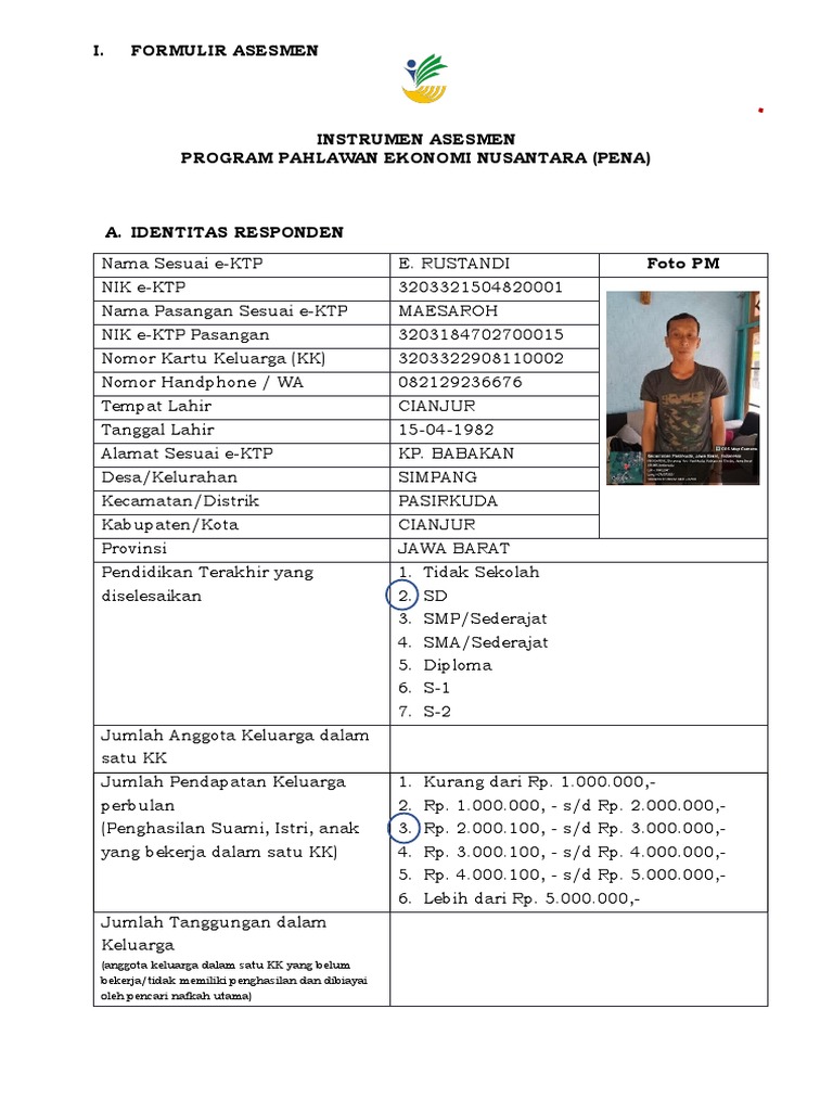 001 - PROPOSAL - RUSTANDI - CICI SETIAWATI - PASIRKUDA - Rev | PDF
