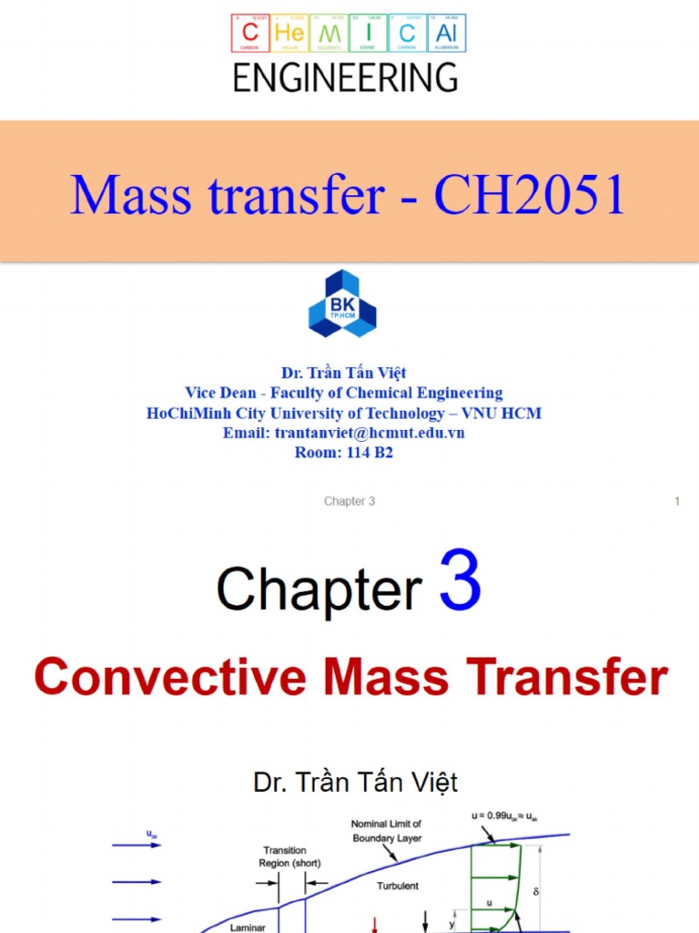 Chapter 3 - Convective Mass Transfer | PDF
