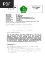 Modul Ajar On PROSES Qurdis Fase F MA XII Ganjil | PDF