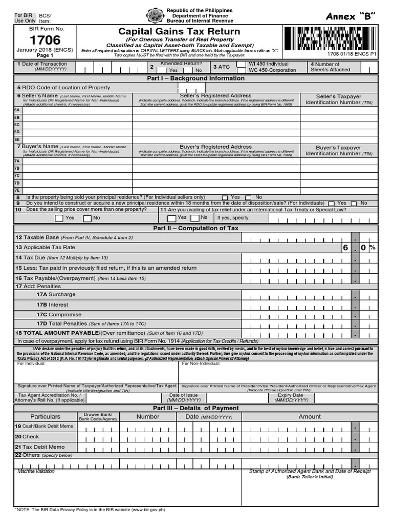 RMC No. 9-2023 Annex B | PDF | Taxes | Invoice