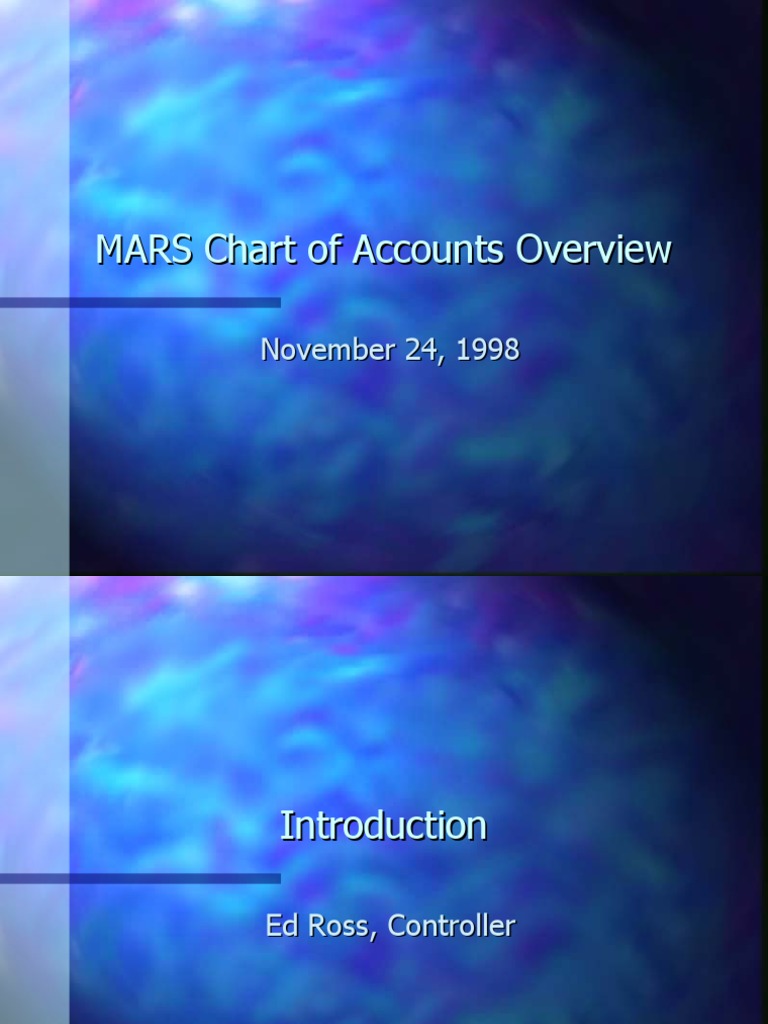 MARS Chart of Accounts Overview | Download Free PDF | Revenue | Hierarchy