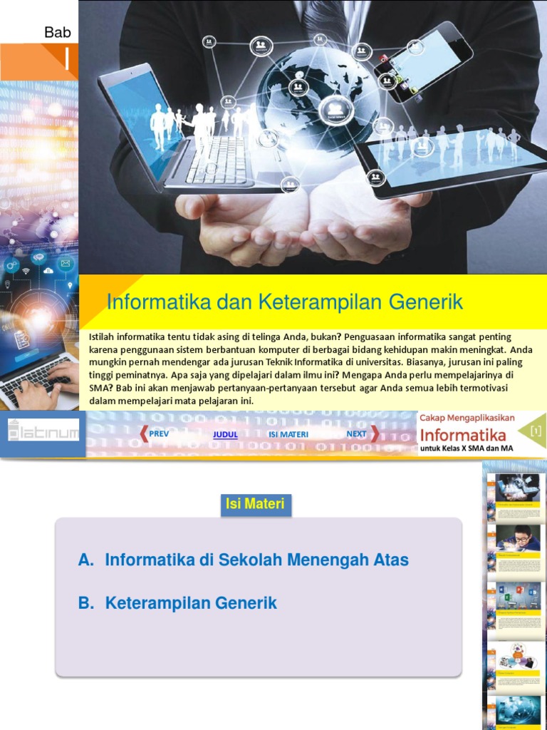 Bab 1 Informatika Dan Keterampilan Generik | PDF