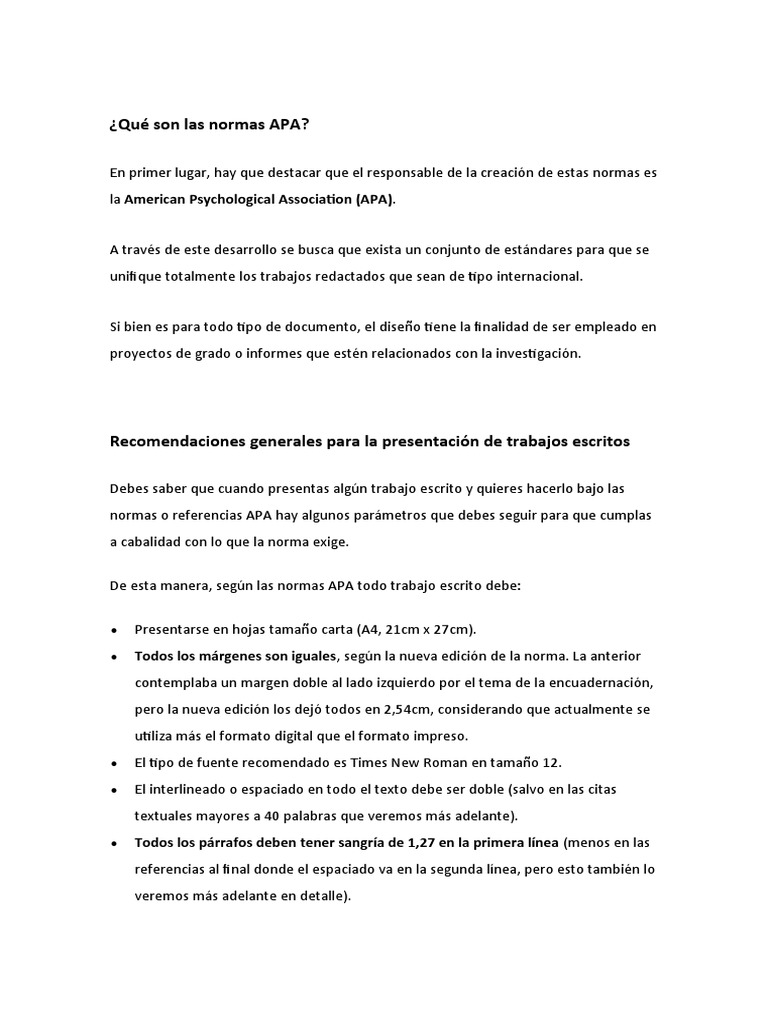 Resumen Apa | PDF | Bibliografía | Estilo apa