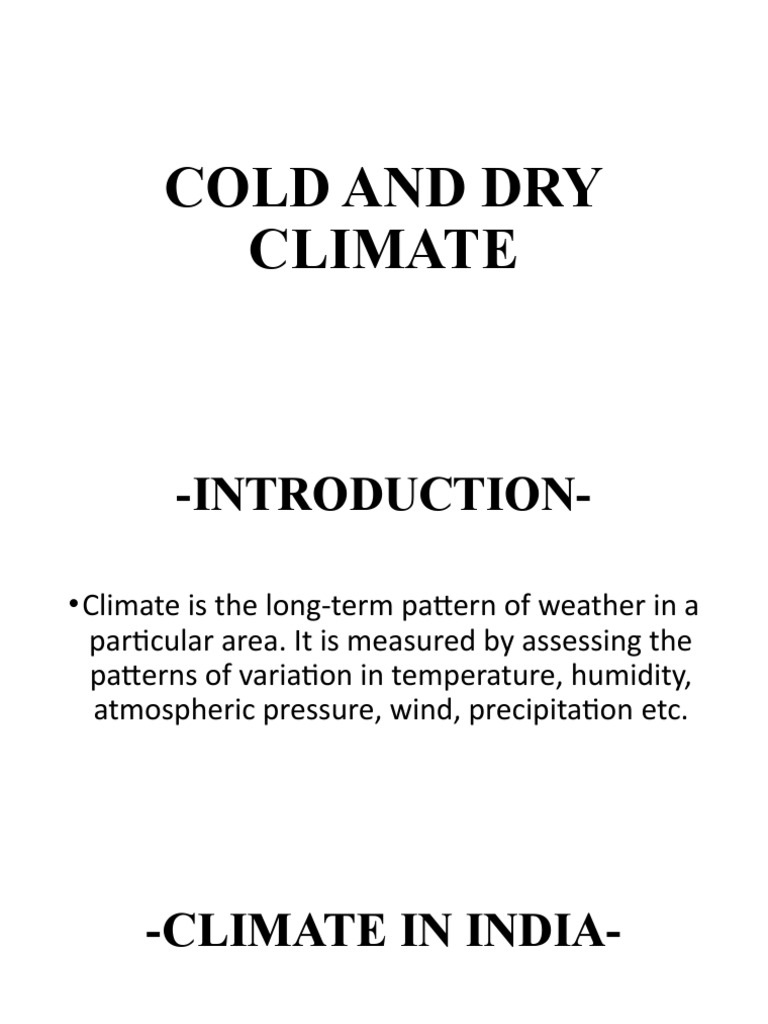 Climate and Temperature in Ladakh | PDF