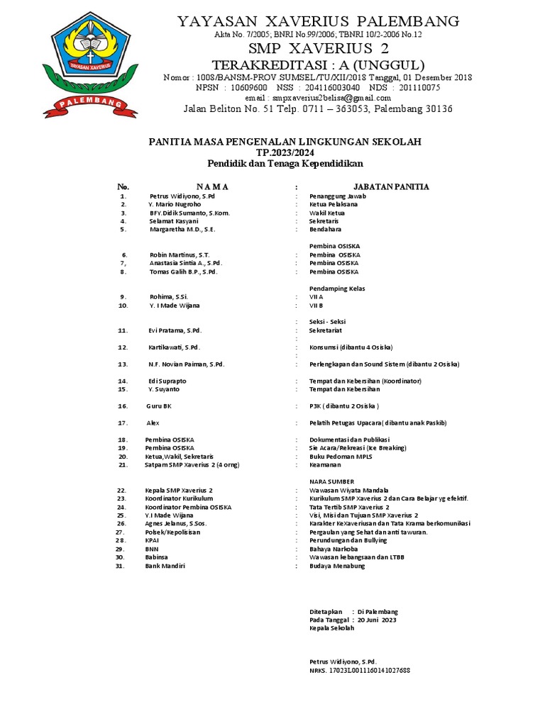 SK MPLS SMP 2023-2024 | PDF