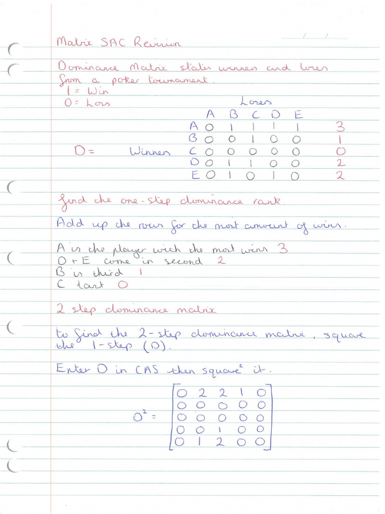 SAC Revision Notes | PDF