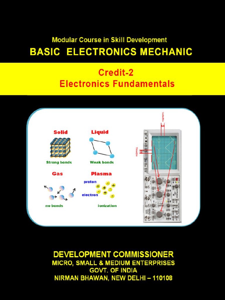 Credit-2 Electronics Fundamentals | PDF | Electric Current | Atoms
