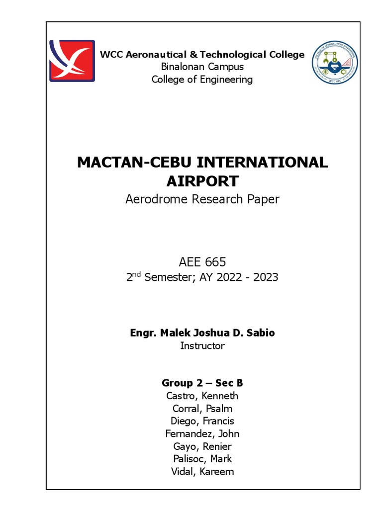 Airport Research Mactan | PDF | Air Traffic Control | Airport