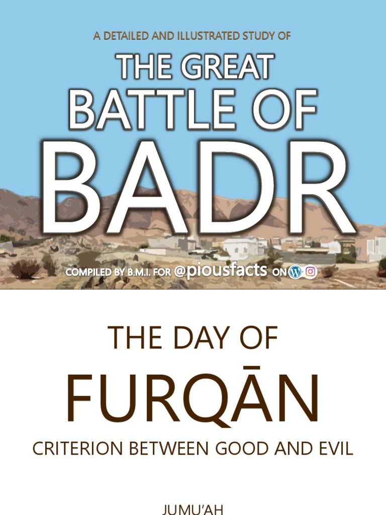 The Great Battle of Badr 40piousfacts | PDF | Jihad | Medina
