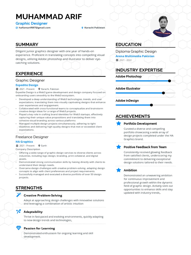 Professional CV | PDF | Graphic Design | Design