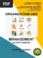 Module in Organization and Management | PDF | Organizational Behavior ...