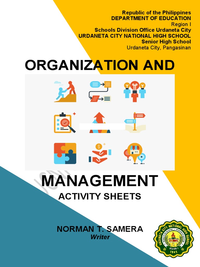Organization and Management Activity PDF | PDF | Swot Analysis | Economics