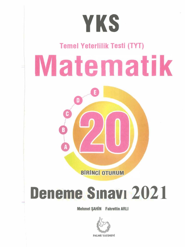 Palme TYT Matematik Deneme 2021 | PDF