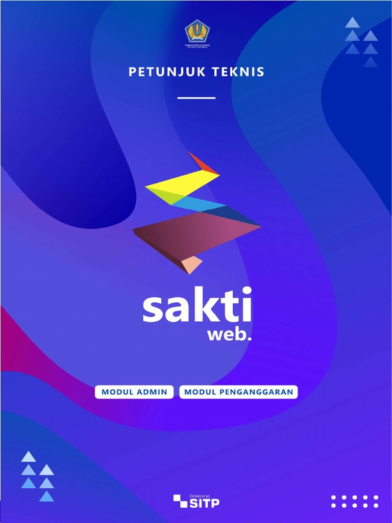 Manual SAKTI Web Modul Admin Dan Penganggaran | PDF