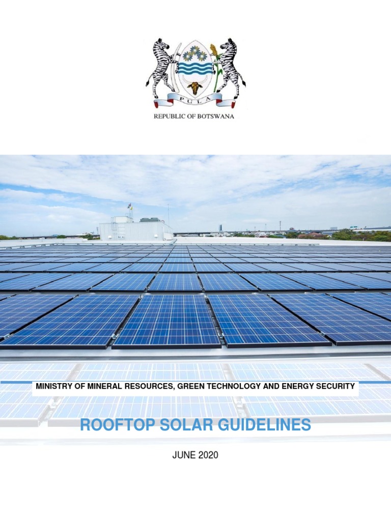 Guideline 22 | PDF | Photovoltaic System | Solar Power