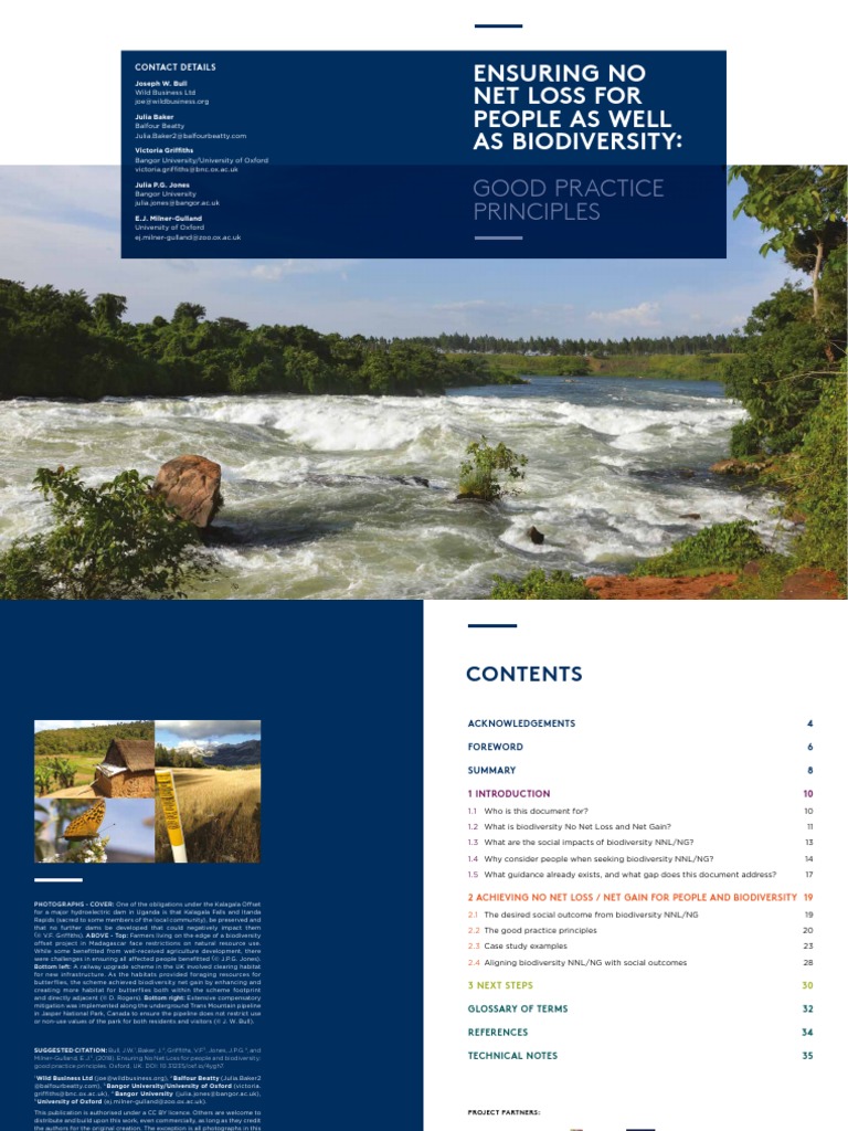 2018 Good Practice Principles - NNL For People and Biodiversity - Bull ...