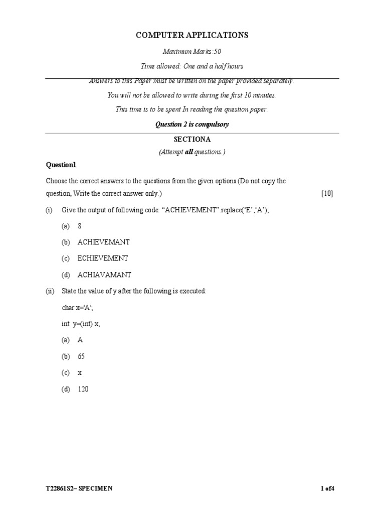 Computer Science Qp Pdf Integer Computer Science Data Type 