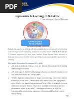 ATL Skills - Table | PDF