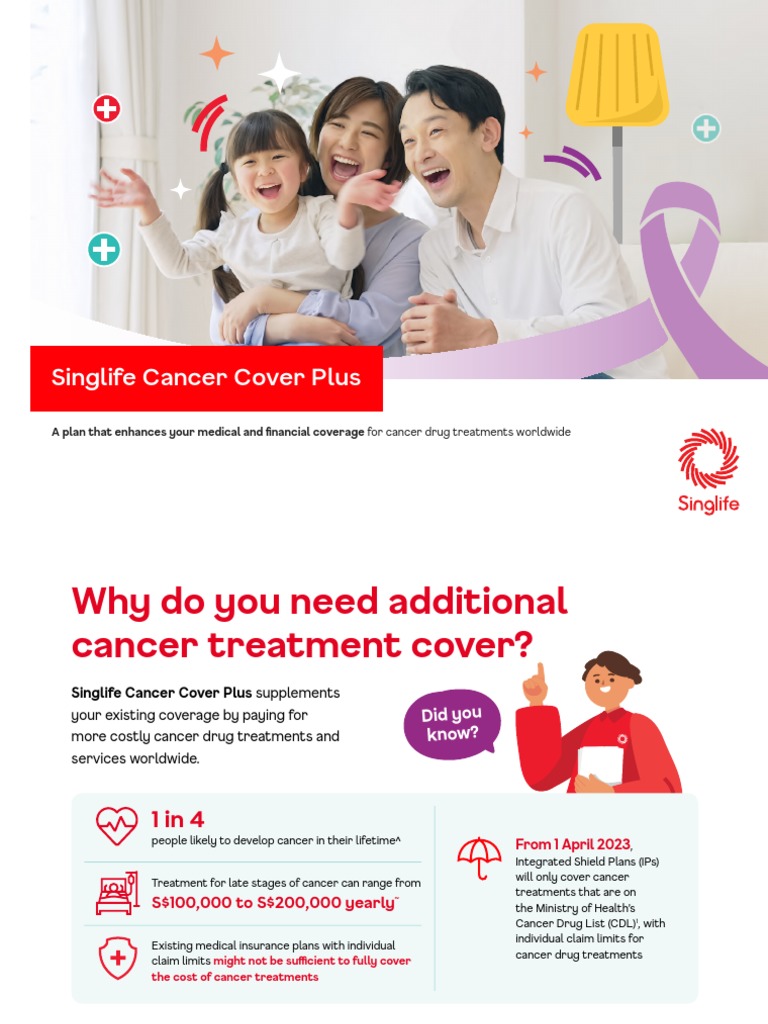 Singlife Cancer Cover Plus Brochure | PDF | Cancer | Insurance