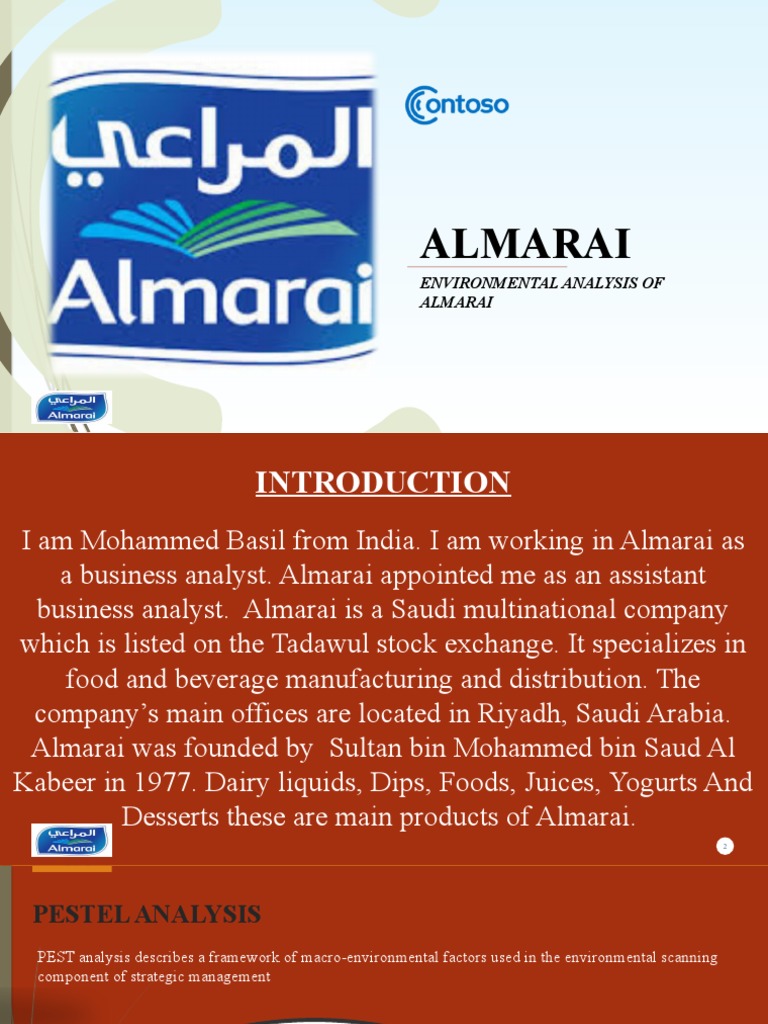 Almarai Pestel and Swot | PDF