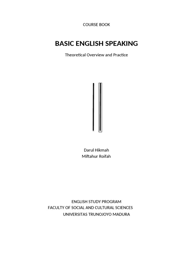 Draft Buku Ajar Speaking - Darul Merged | PDF