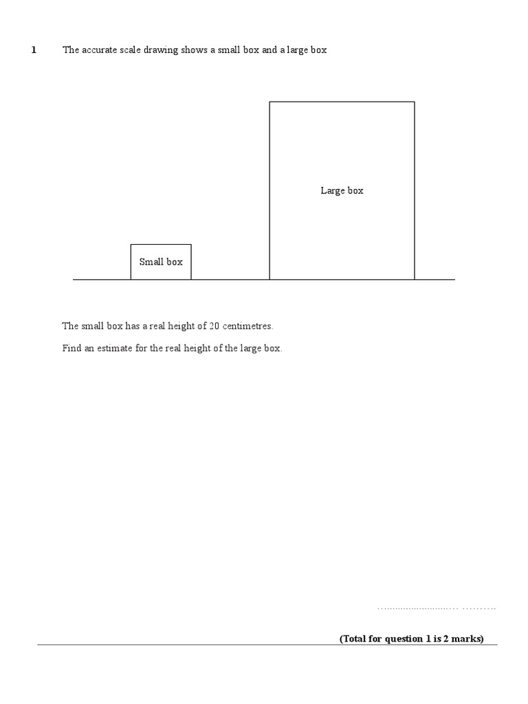 3 Scale Drawings | PDF | Length | Metre