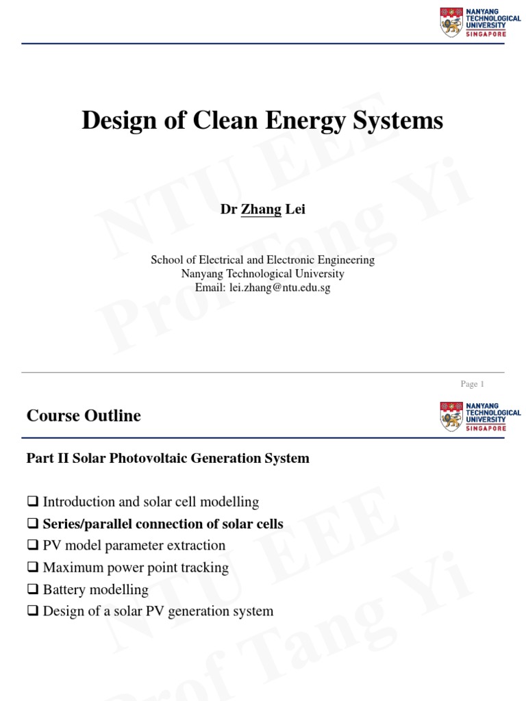Solar PV System Design Guide | PDF | Photovoltaics | Solar Panel