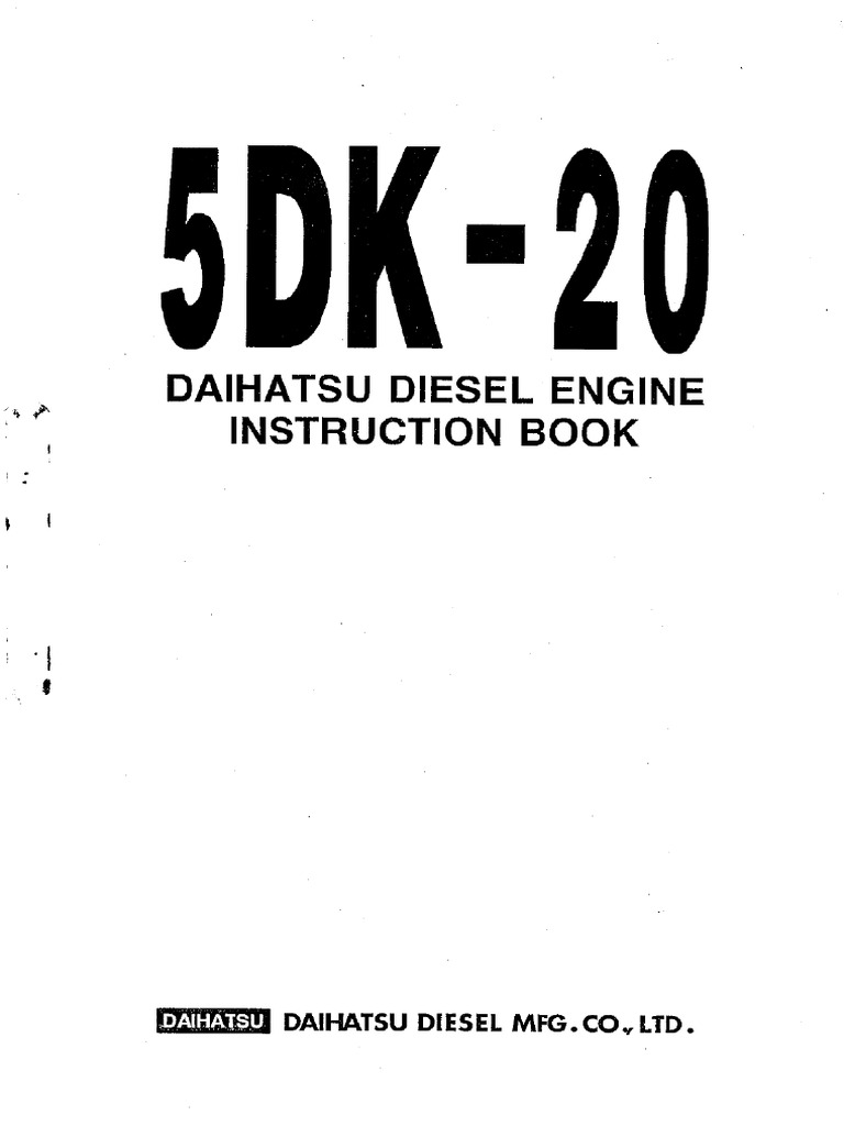 5 DK20 Daihatsu | PDF