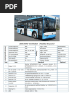 ZK6126D (F12 Plus) 3X2 70+1+1 Seats | PDF | Bus | Manufactured Goods