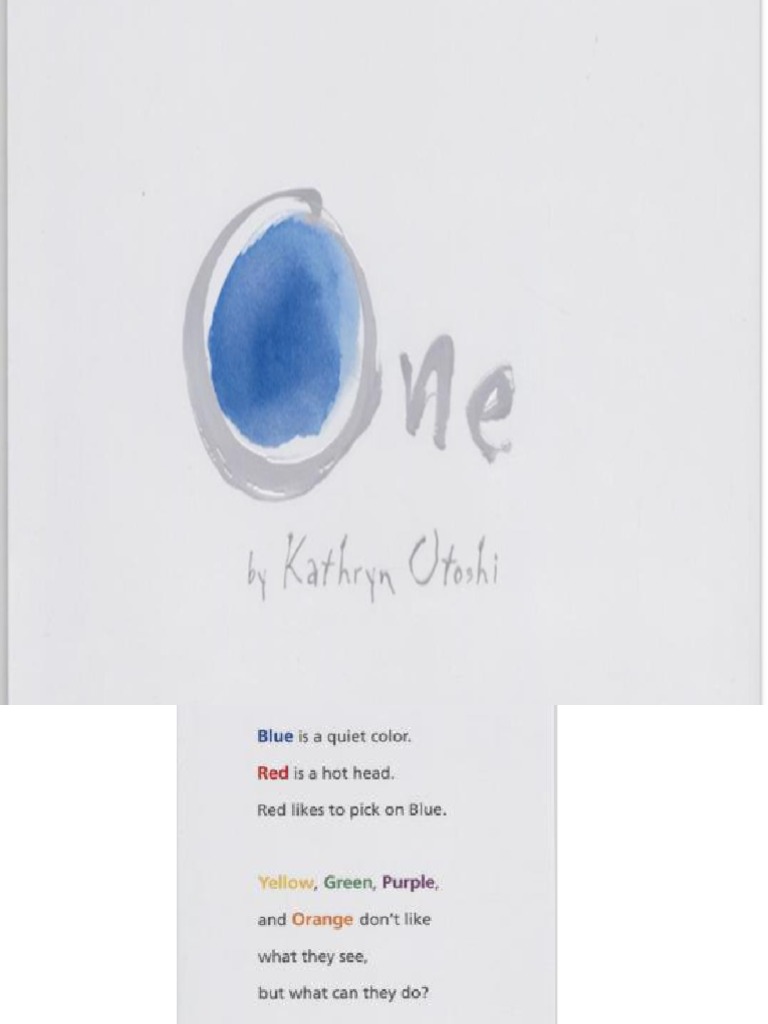 One by Kathryn Otoshi | PDF