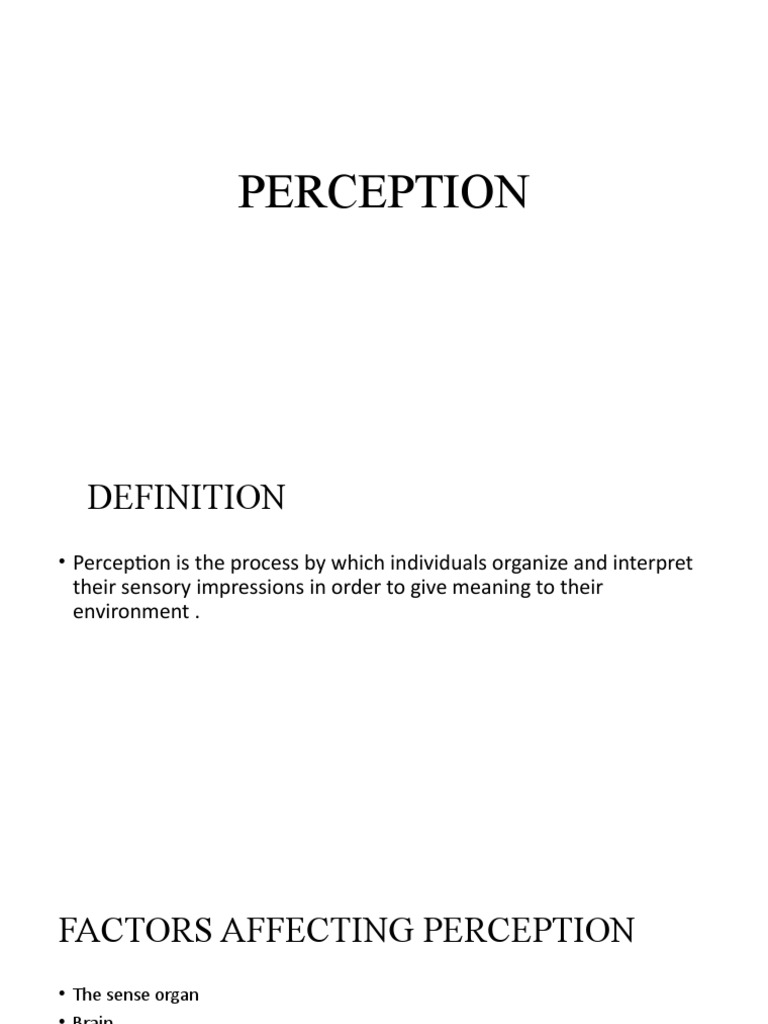 Perception | PDF | Perception | Illusion