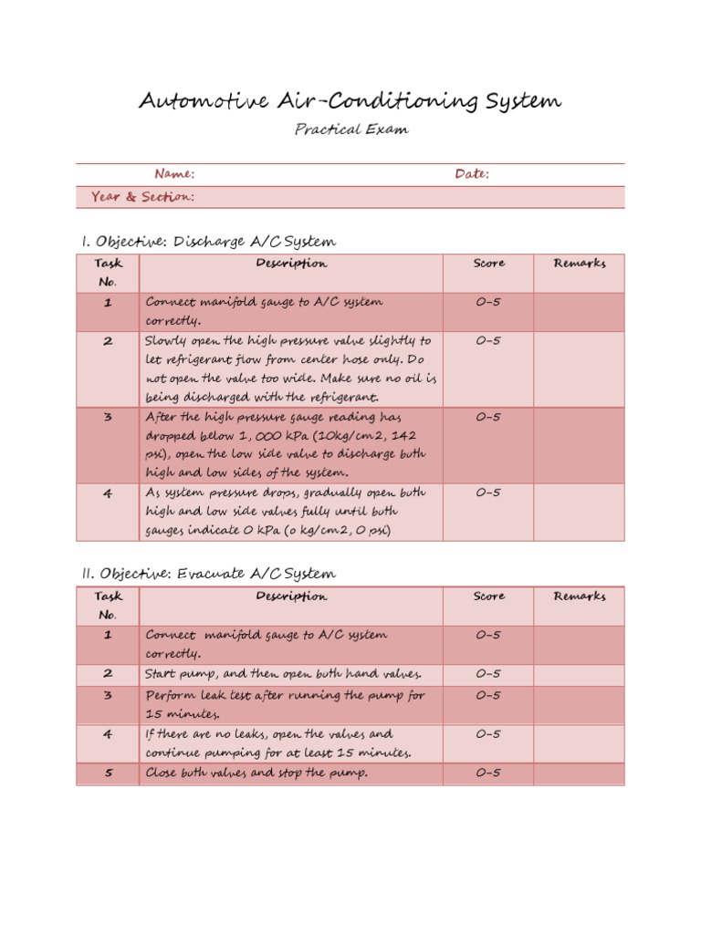 Ac Activity Sheet | PDF