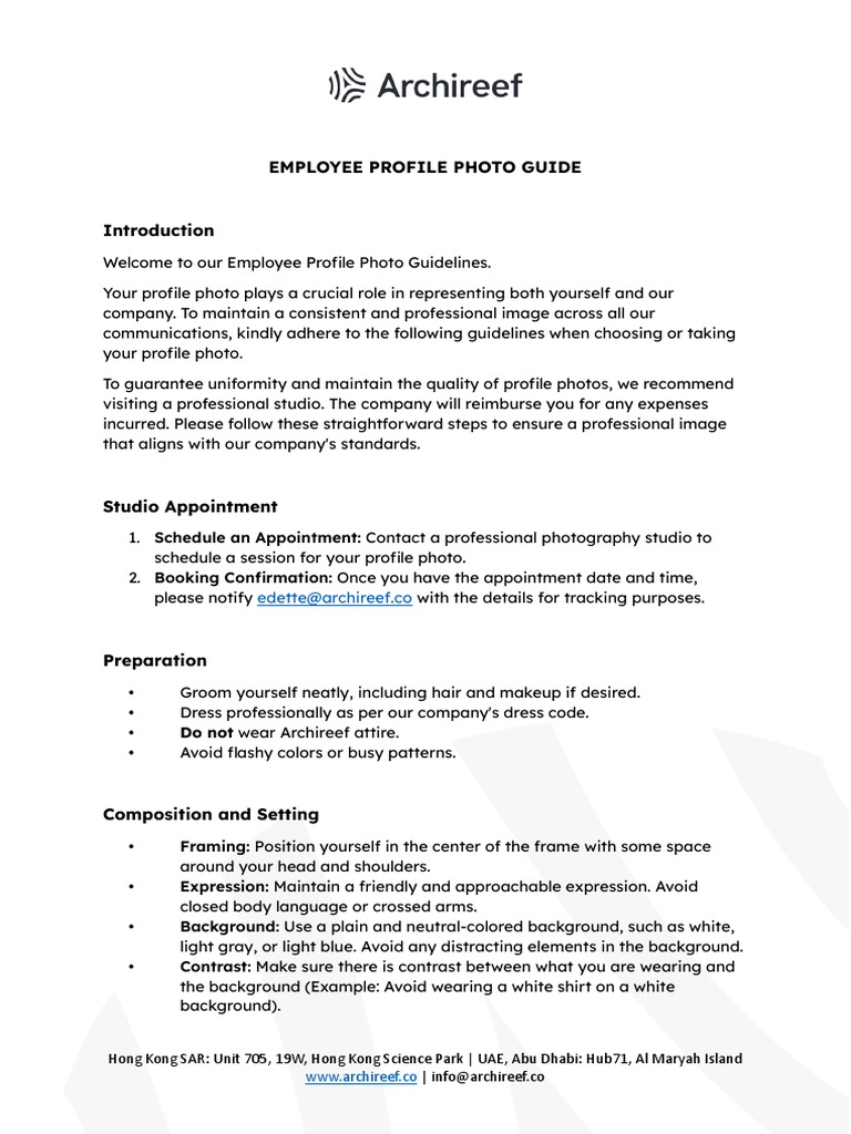 Profile Photo Guide | PDF | Image Resolution | Vision