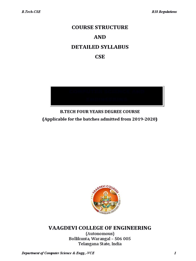 Cse Syllabus | PDF | Equations | Ordinary Differential Equation