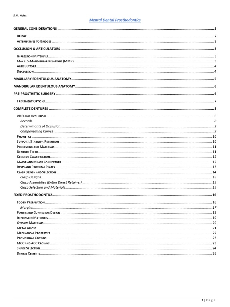Mental Dental Prosthodontics | PDF | Dentures | Dental Implant