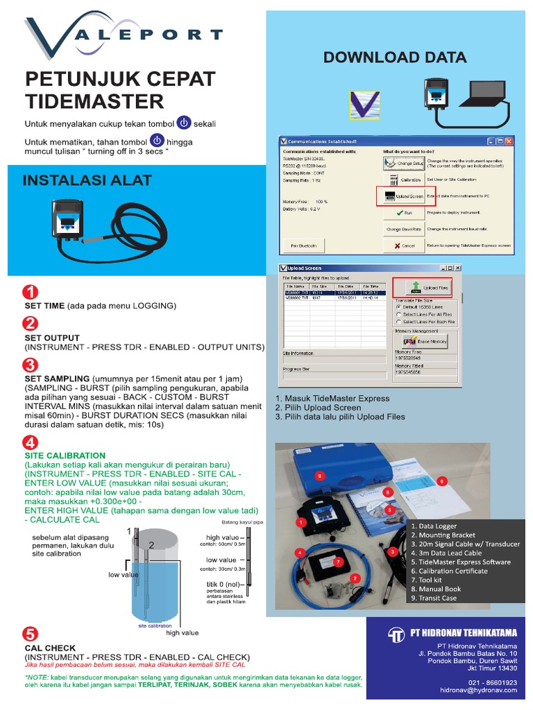 TideMaster Quick Guide | PDF