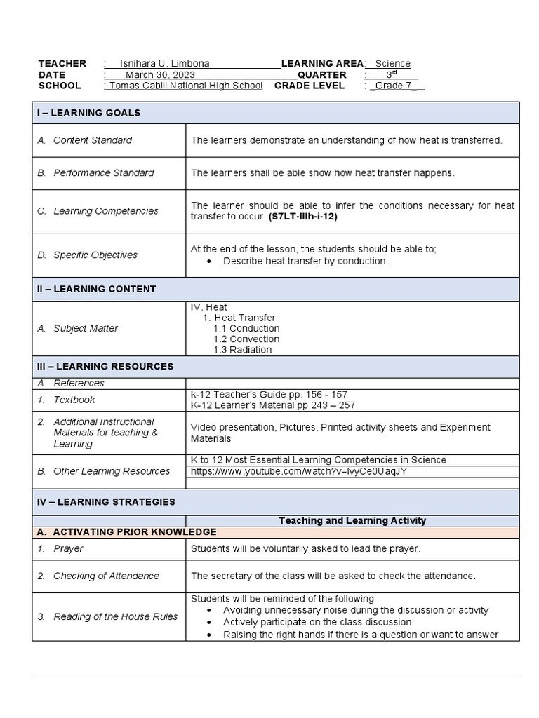 Real-World Examples of Conduction | PDF | Thermal Conduction | Heat ...