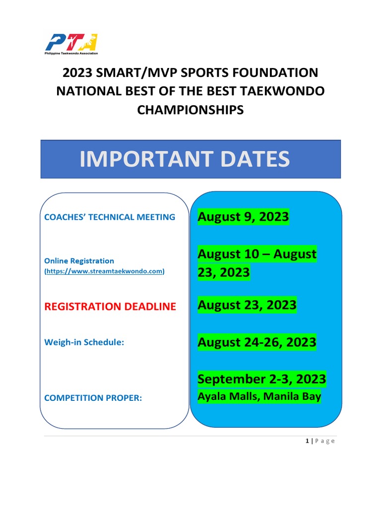 GROUNDRULES 2023 SMART MVP SPORTS FOUNDATION NATIONAL BEST OF THE BEST ...
