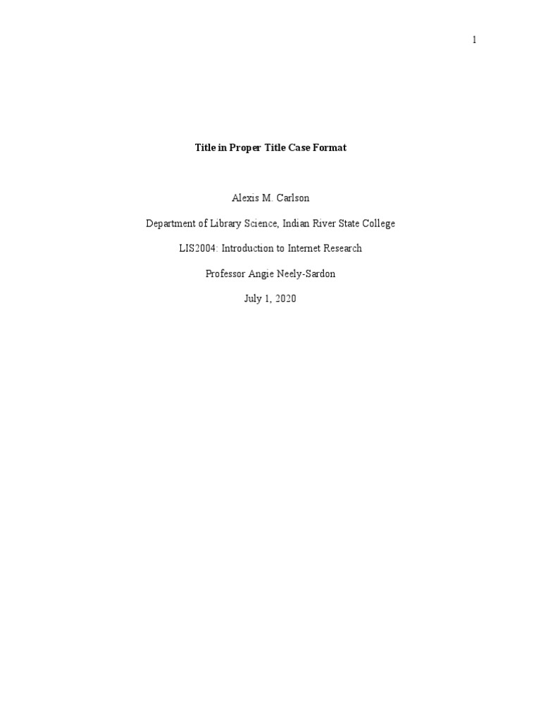 APA Formatting and Citation Guide | PDF
