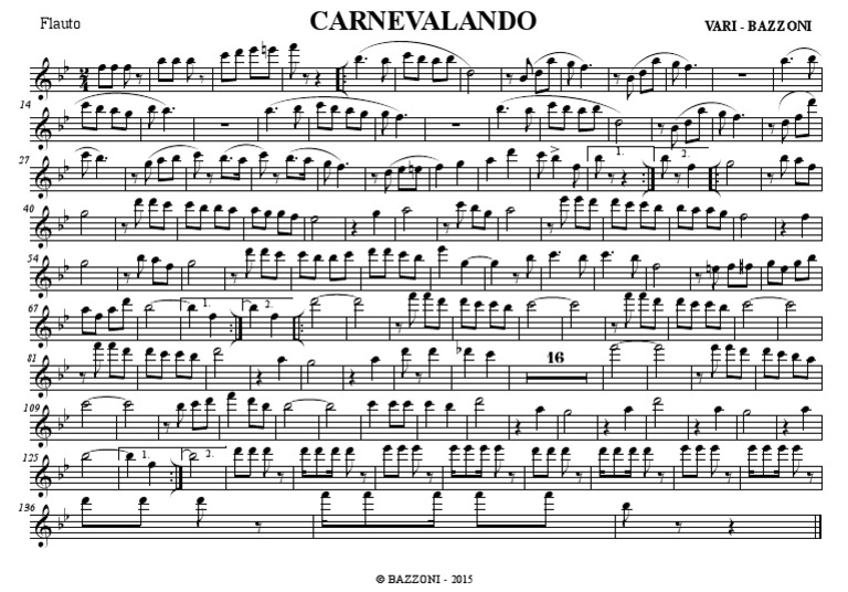 02 Carnevalando-Flauto | PDF