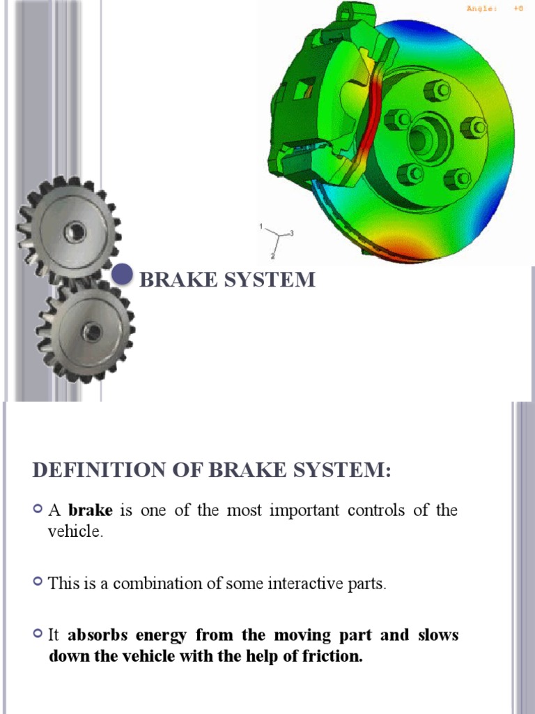 Brake System | PDF | Brake | Transportation Engineering